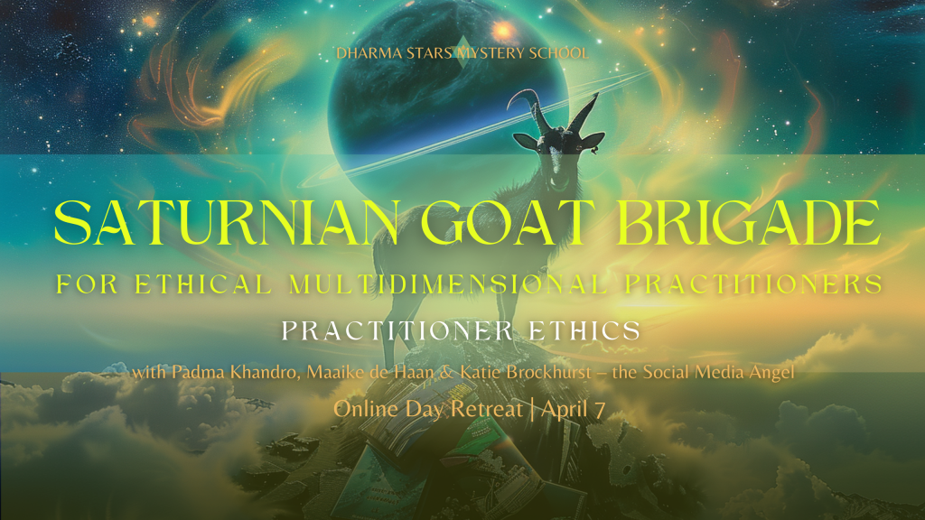 Saturnian Goat Brigade Online Day Retreat - DHARMA STARS